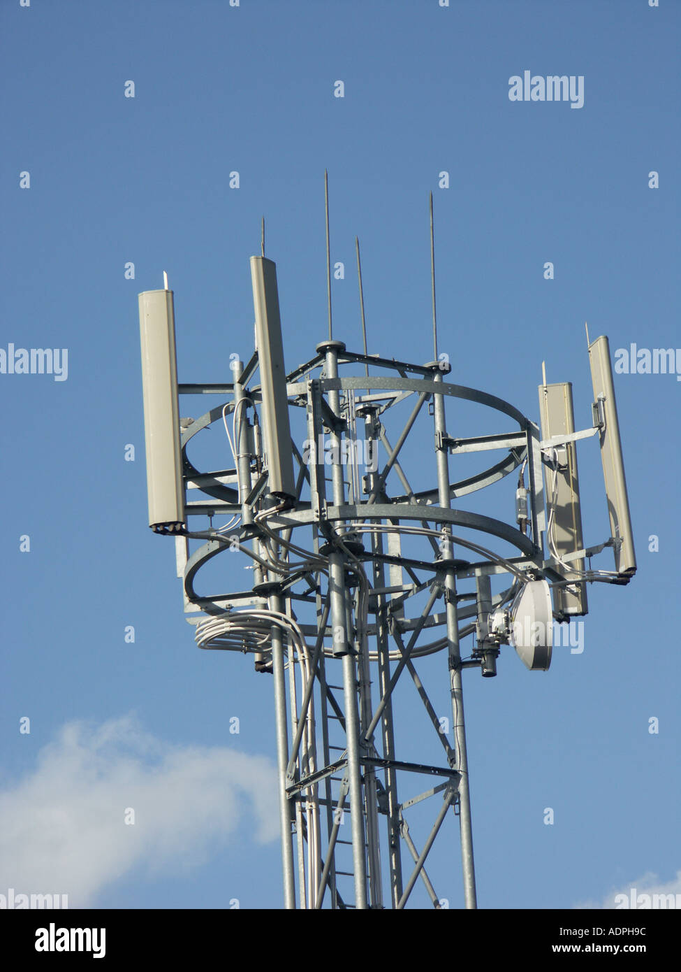 Mobile Phone Mast detail of top of mast Stock Photo - Alamy