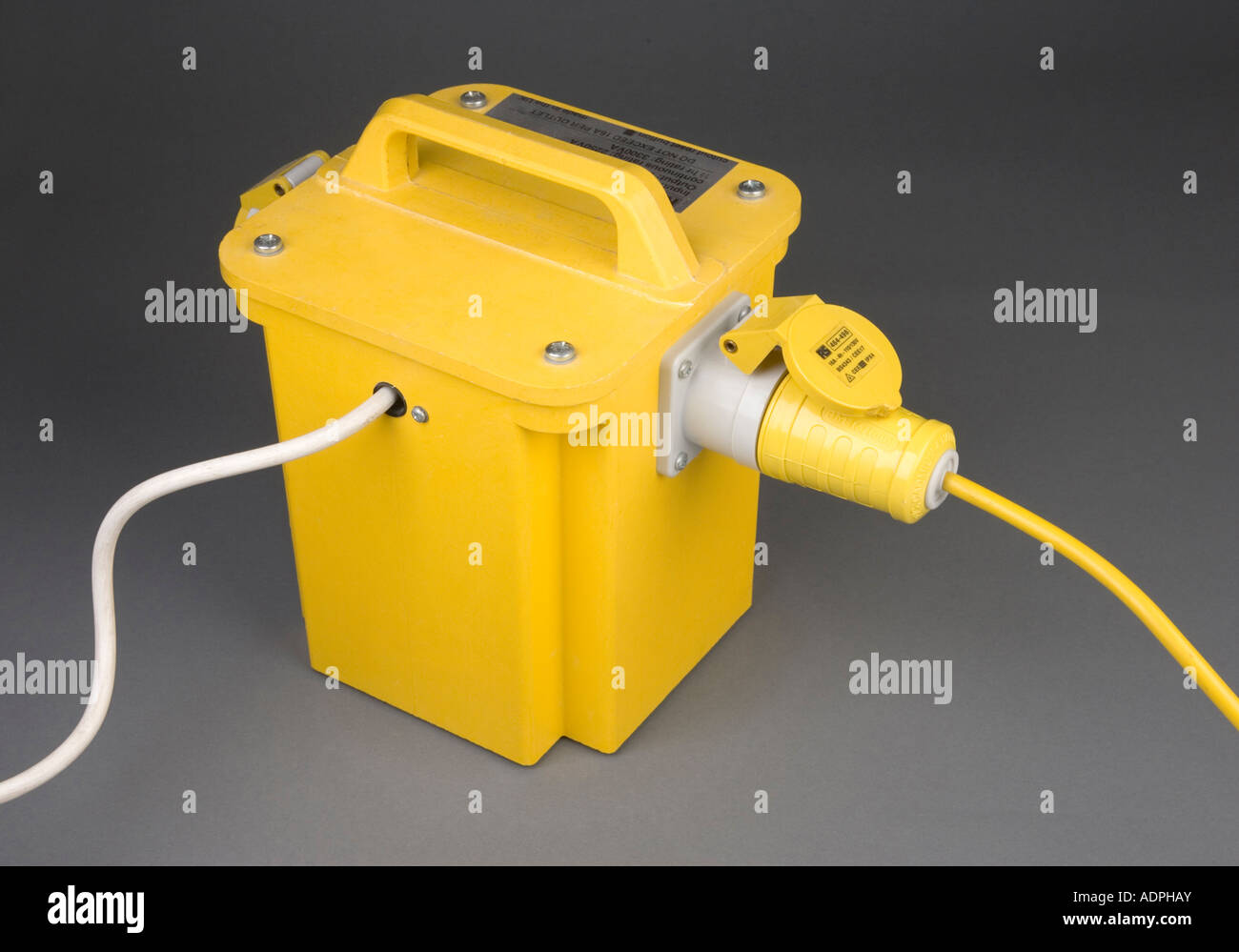 industrial 110 volt safety isolation transformer Stock Photo - Alamy