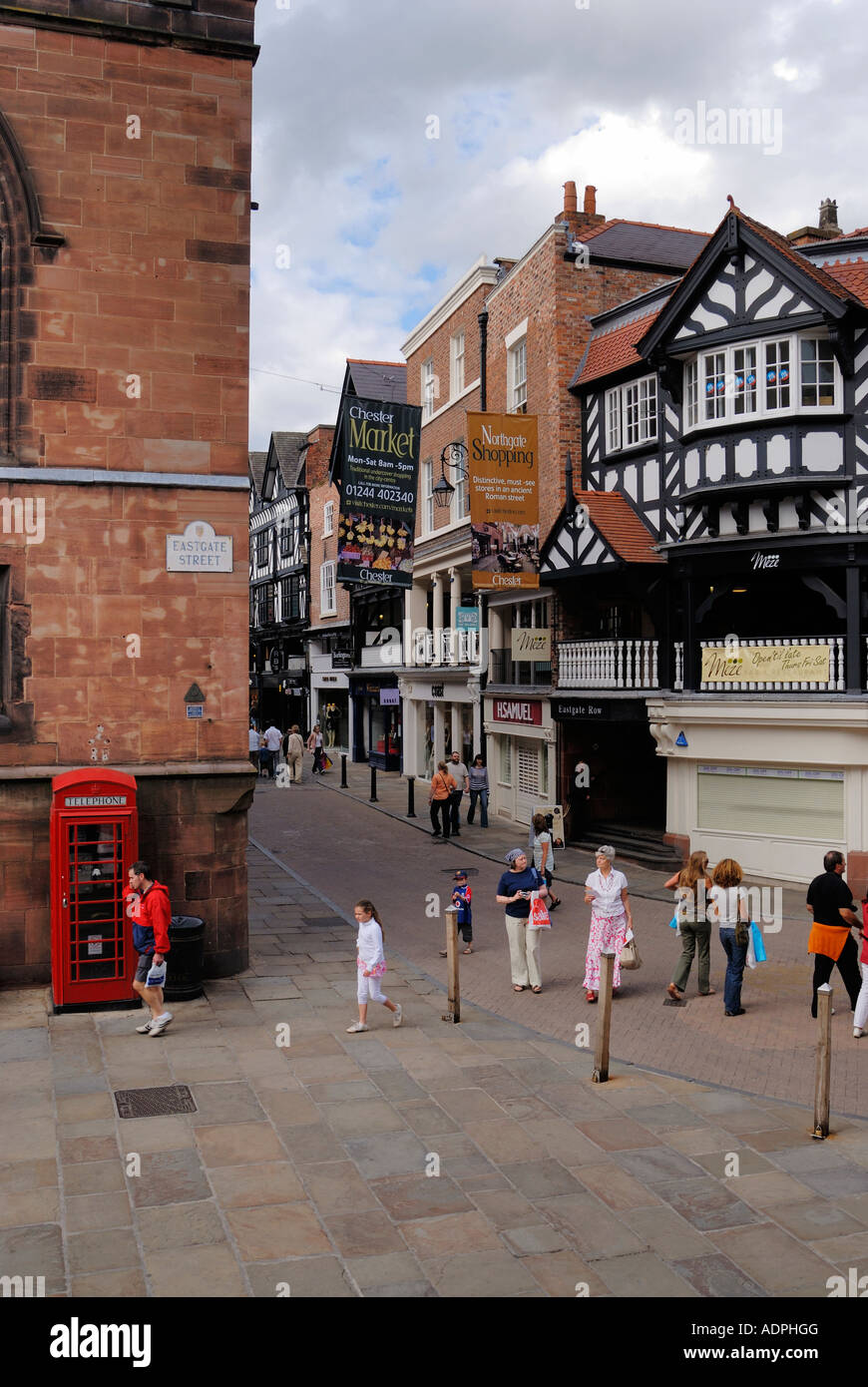 Northgate Street in the historic city of Chester Stock Photo - Alamy