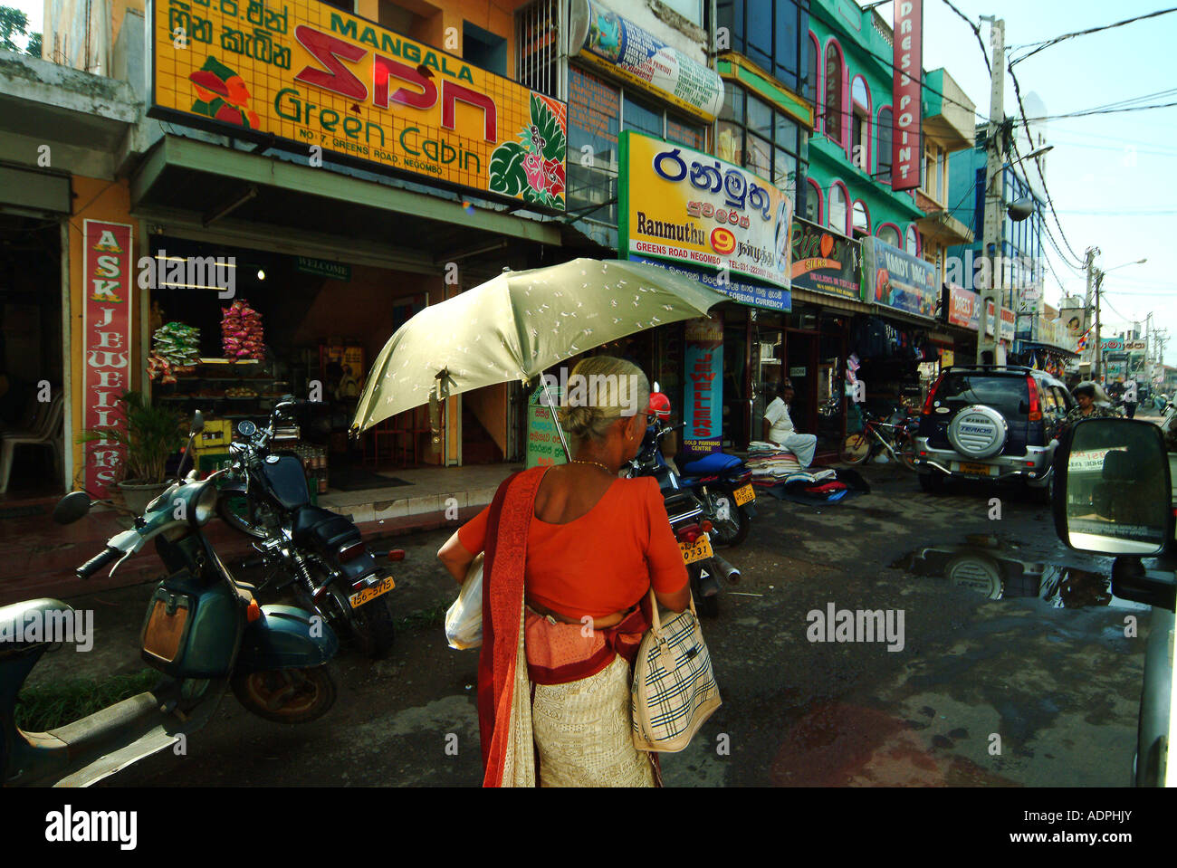 Main street of Negombo Sri Lanka Stock Photo - Alamy
