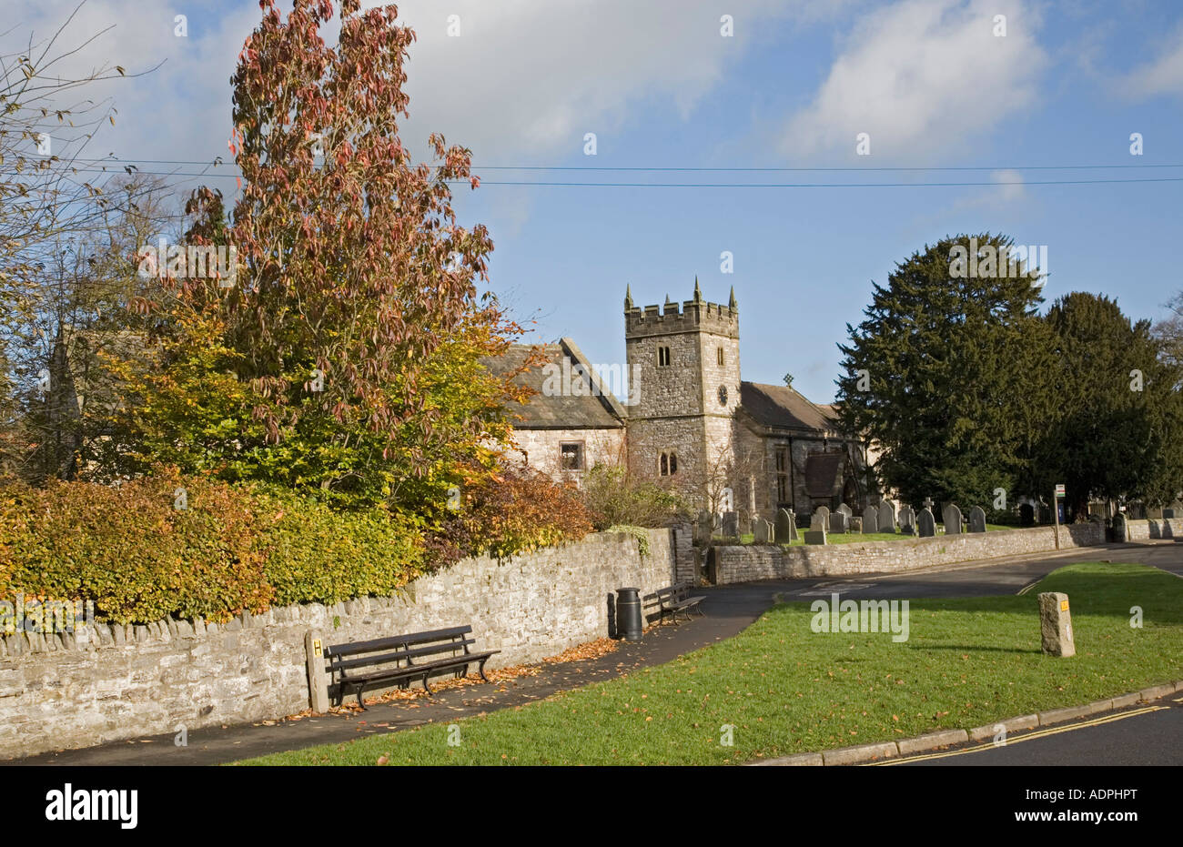 Ashford In The Water Church of The Holy Trinity Victorian Tower White ...
