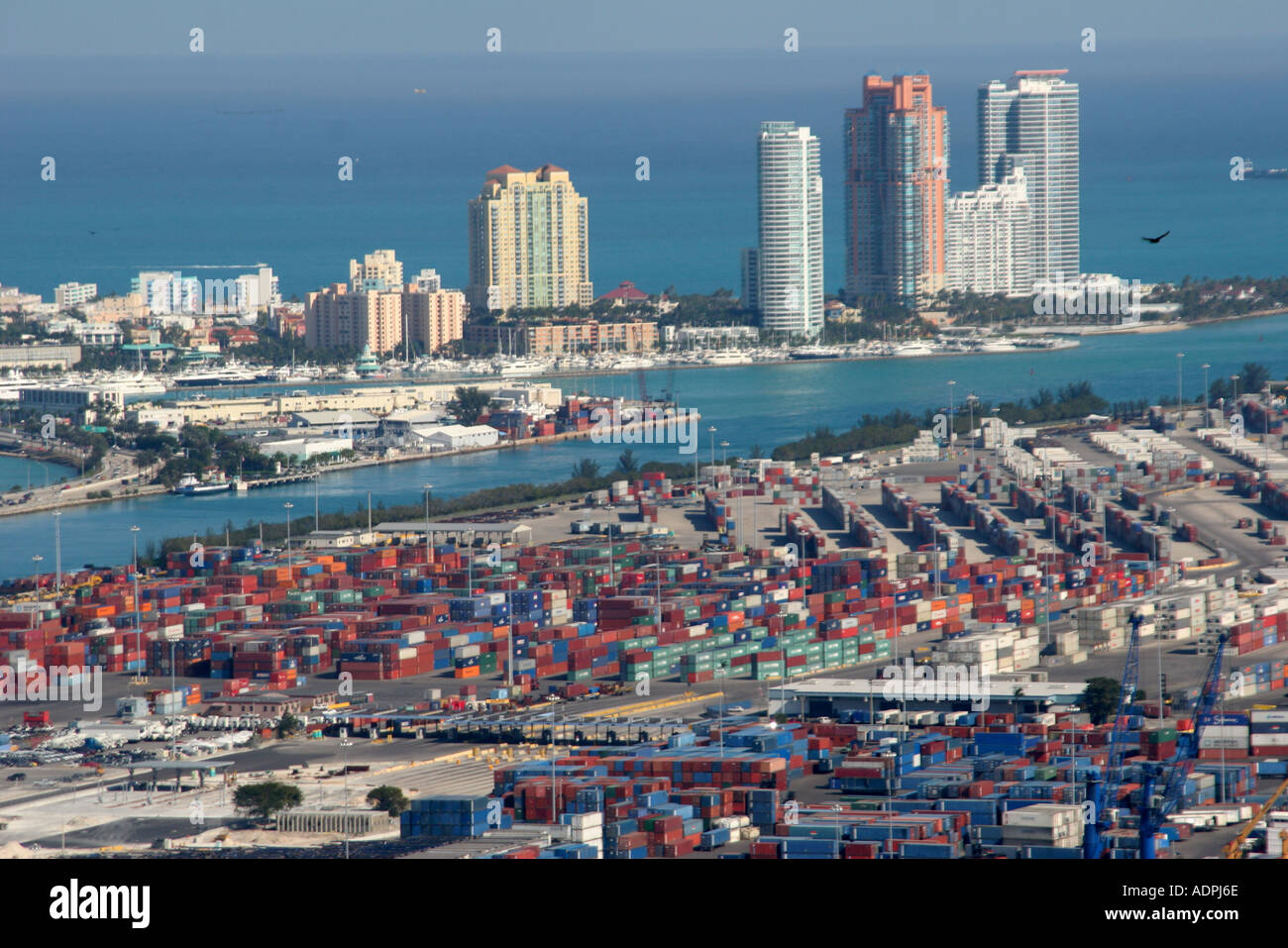 Miami Florida,Biscayne Bay water,Port of Miami,cruise ships,passenger ...