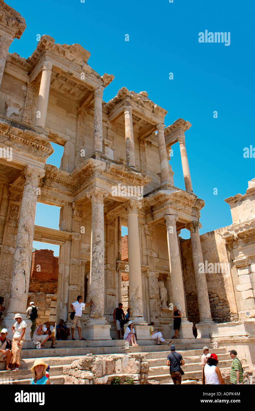 Library in Ephesus in Turkey Stock Photo - Alamy