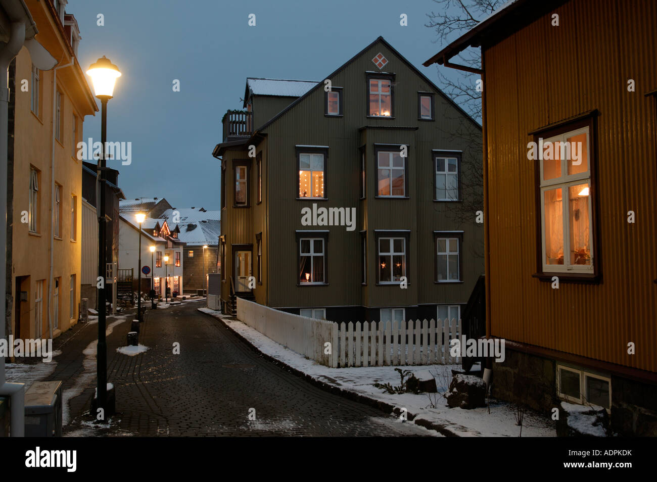 The old town, Reykjavik, Iceland Stock Photo - Alamy