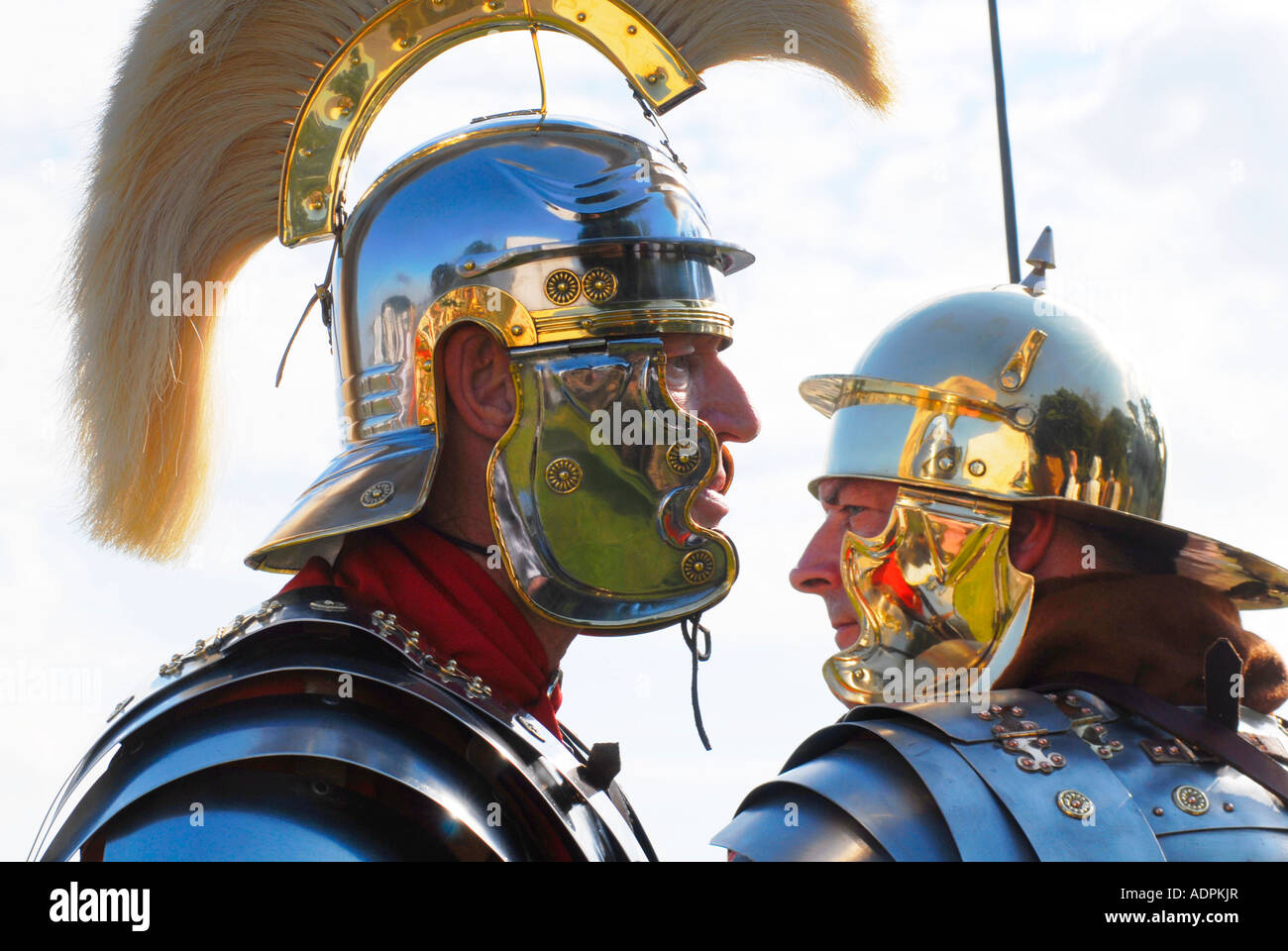 Festival of History-Roman re-enactors Stock Photo - Alamy