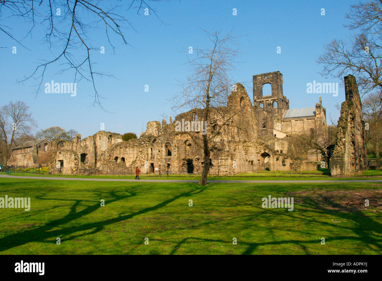 Kirkstall Abbey Leeds UK Stock Photo - Alamy
