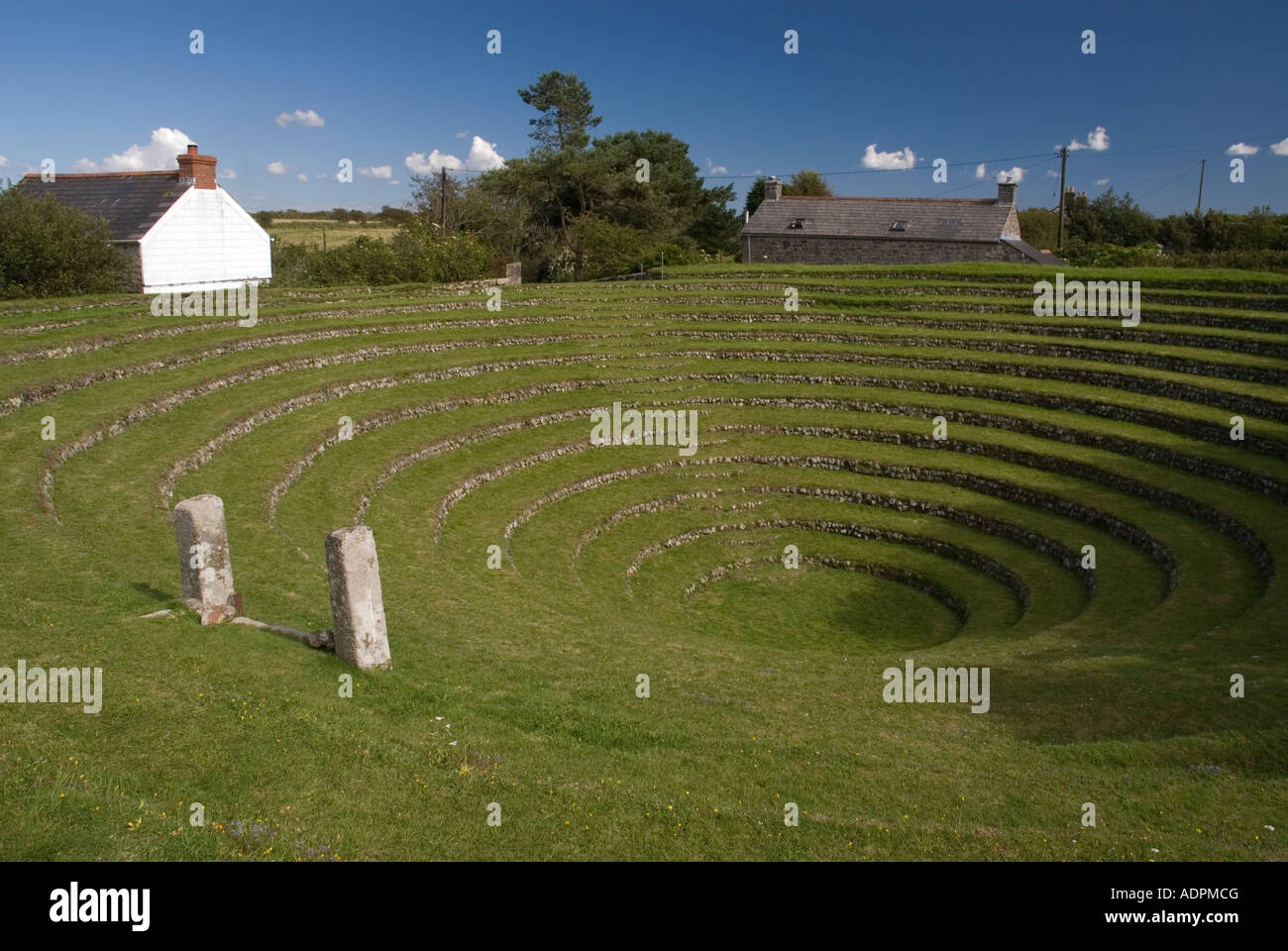 Gwennap Pit near Redruth Cornwall Stock Photo - Alamy