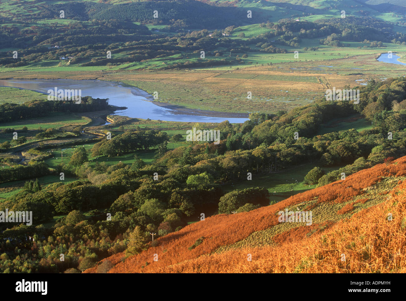 Dyfi Estuary from Glandyfi Stock Photo - Alamy
