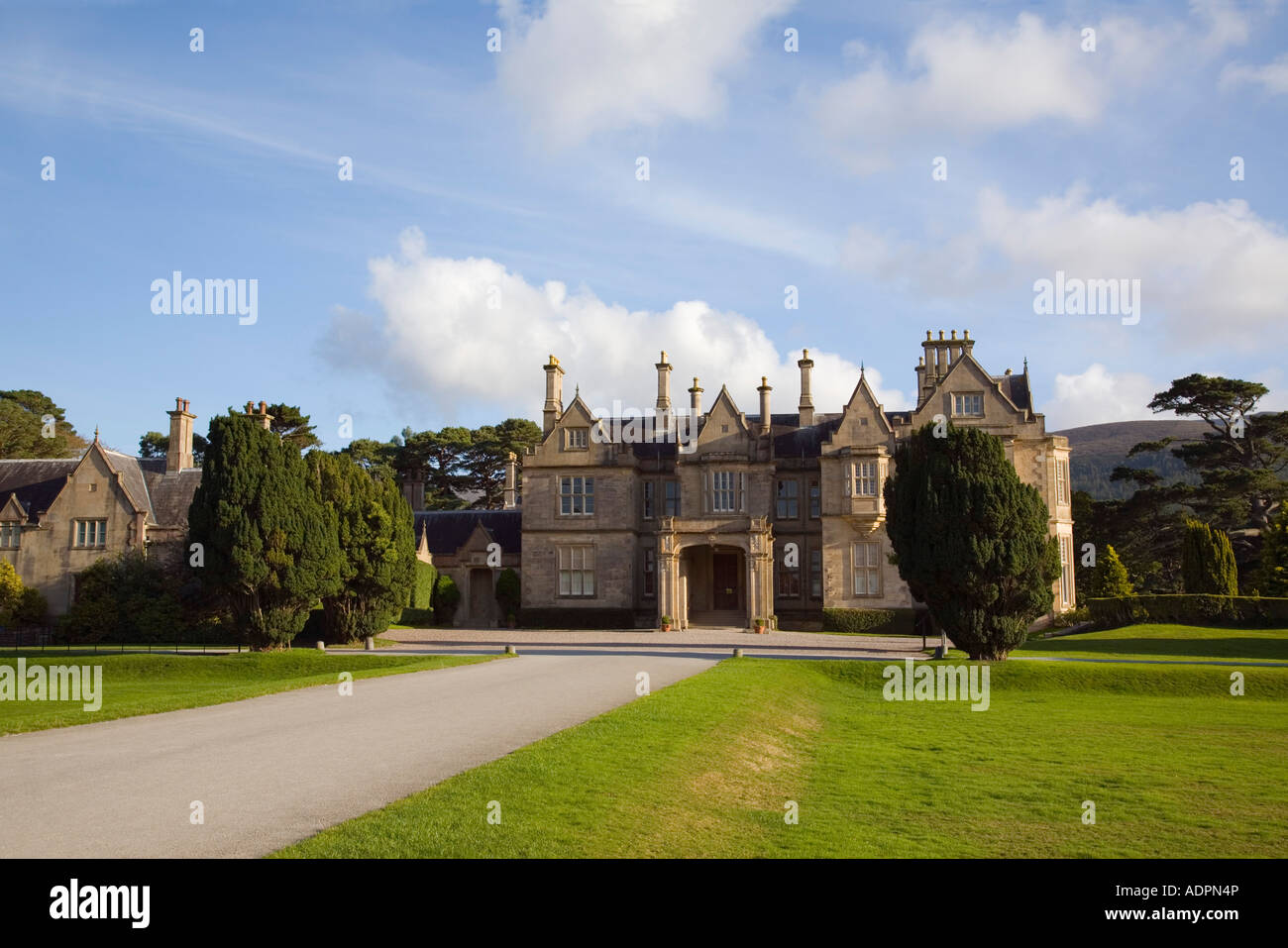 Muckross House front entrance and driveway in Muckross Estate in ...