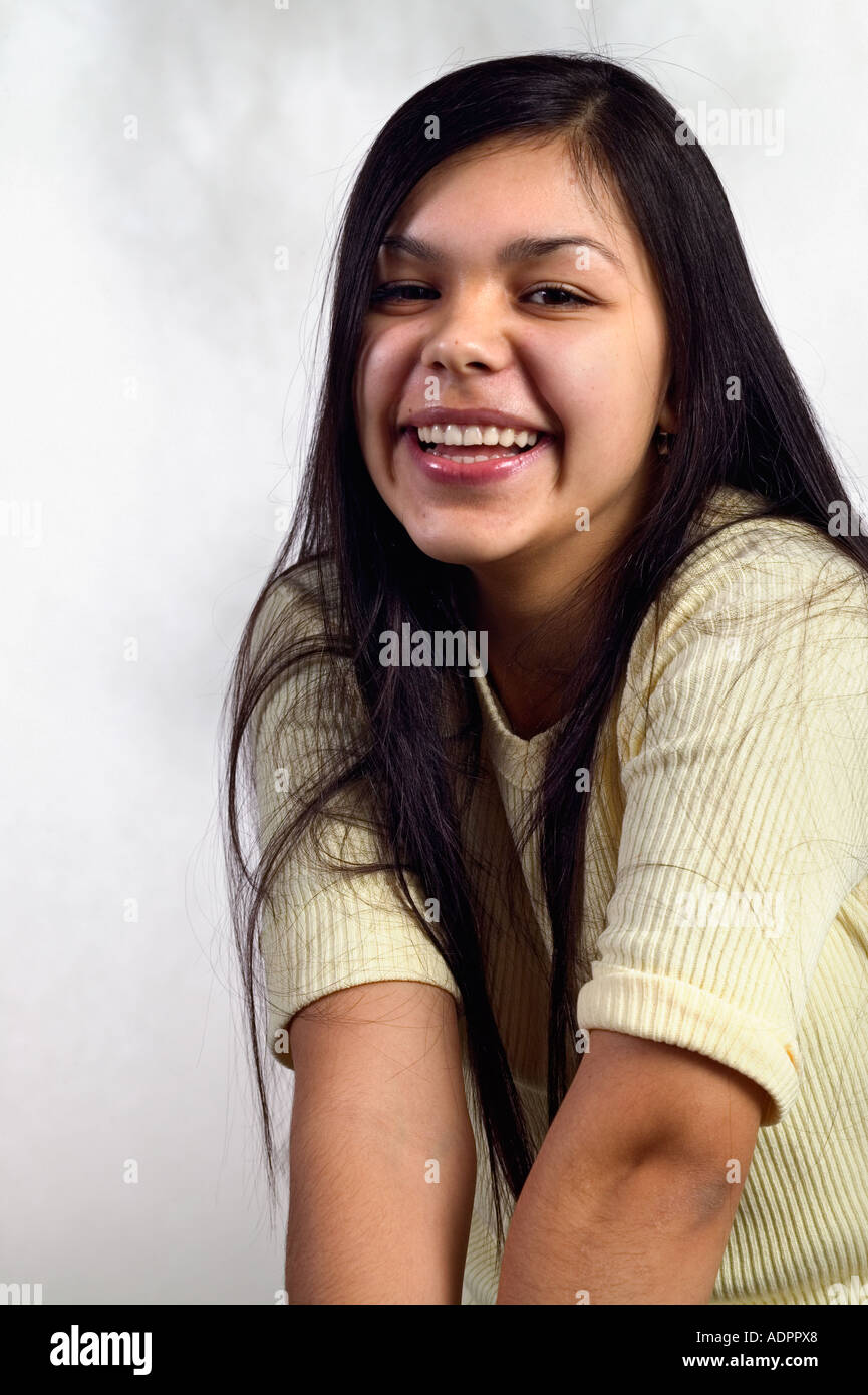 Girl chuckling hi-res stock photography and images - Alamy