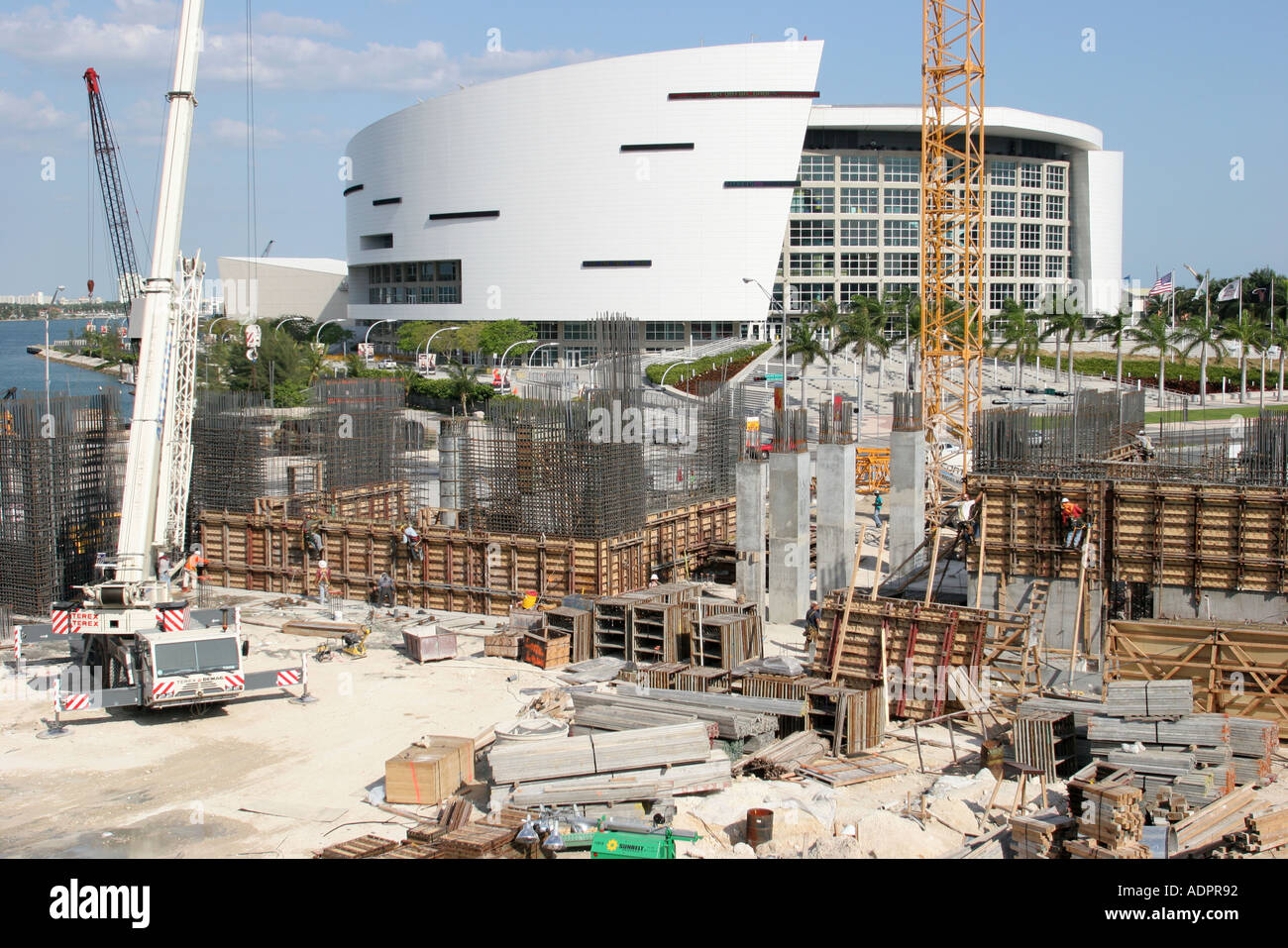 Miami Florida,Biscayne Boulevard,new building,under new construction ...