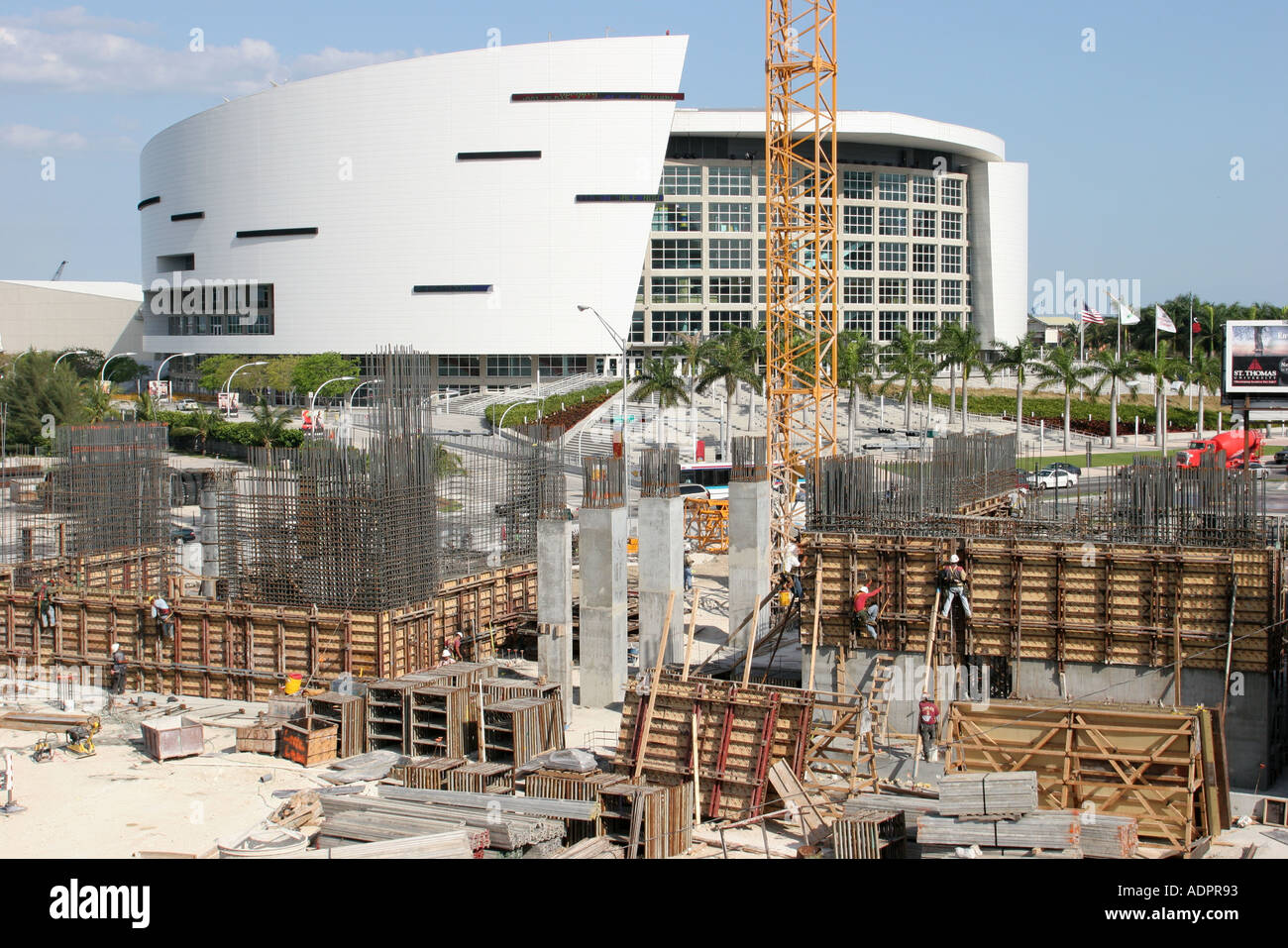 Miami Florida,Biscayne Boulevard,new building,under new construction ...