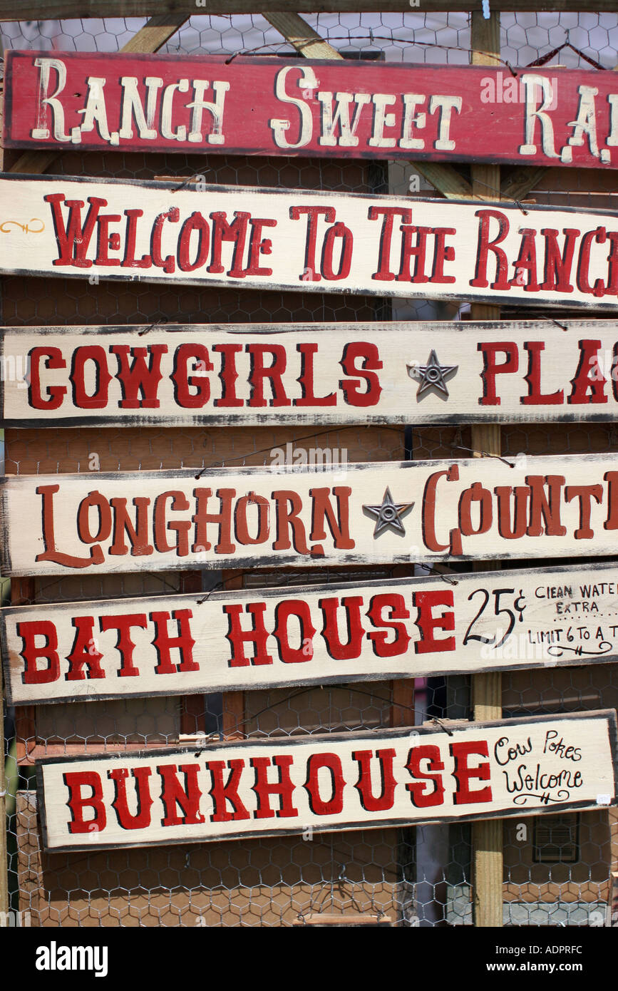 Florida, signs, West, western, bunkhouse, ranch, cowgirls, longhorn ...