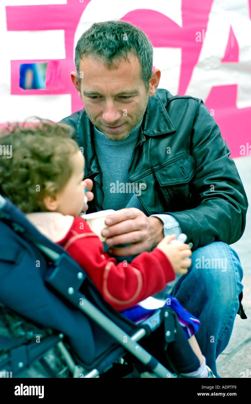 Gay dad and daughter hi-res stock photography and images - Alamy