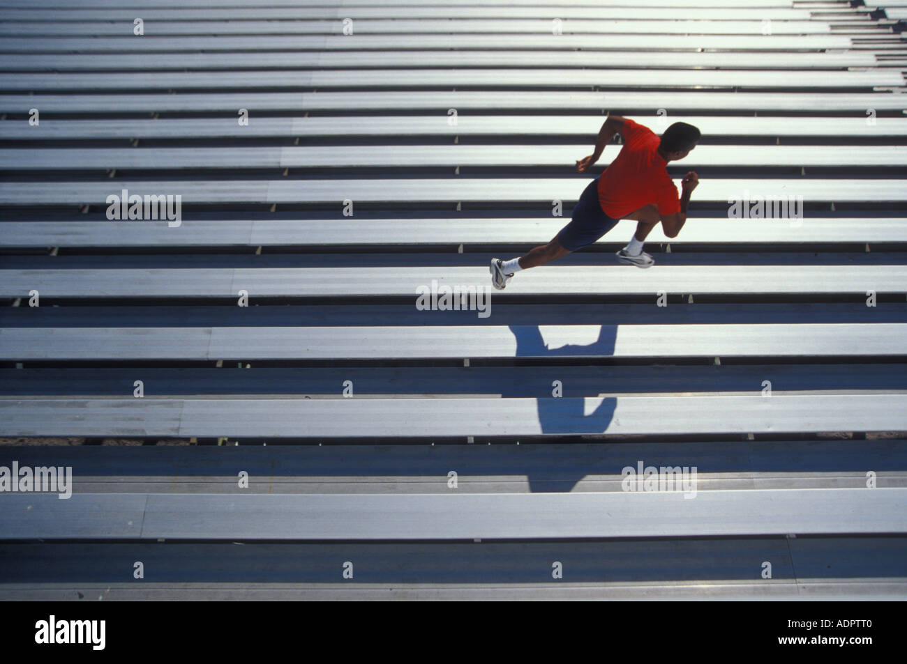 Running Up Bleachers High Resolution Stock Photography and Images - Alamy