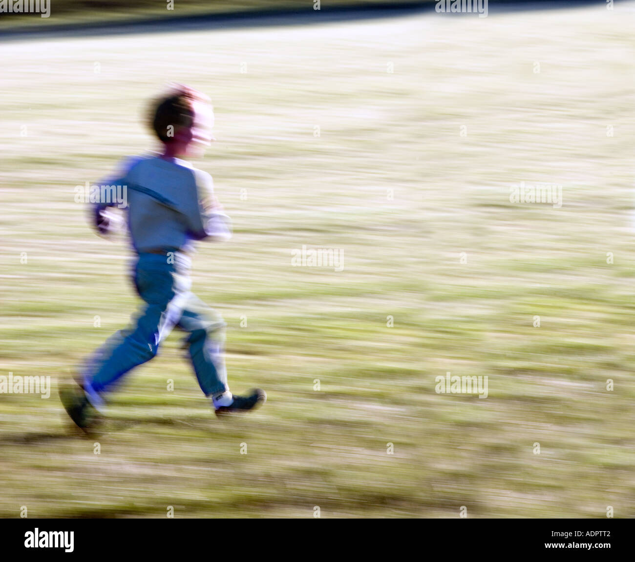 Teen boy running suburban hi-res stock photography and images - Alamy