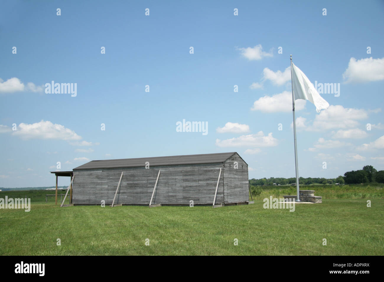 Wright Brothers Shed at Huffman Prairie Flying Field Replica hanger at ...