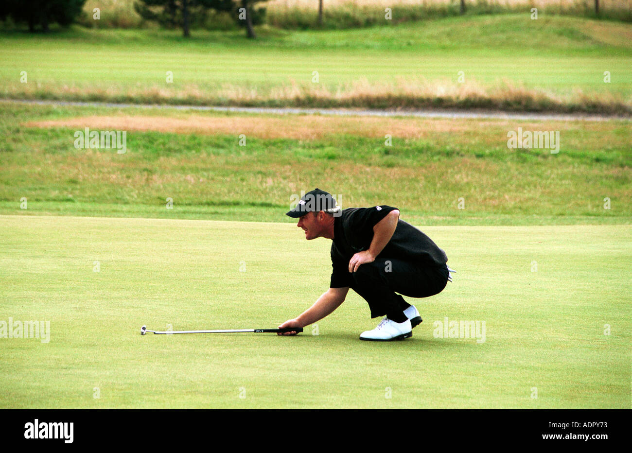 open golf qualification hillside southport alex cheka Stock Photo - Alamy