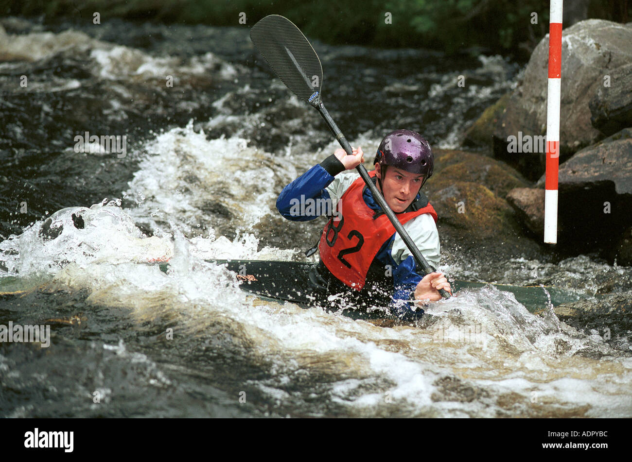 Canoe slalom bala wales hi-res stock photography and images - Alamy