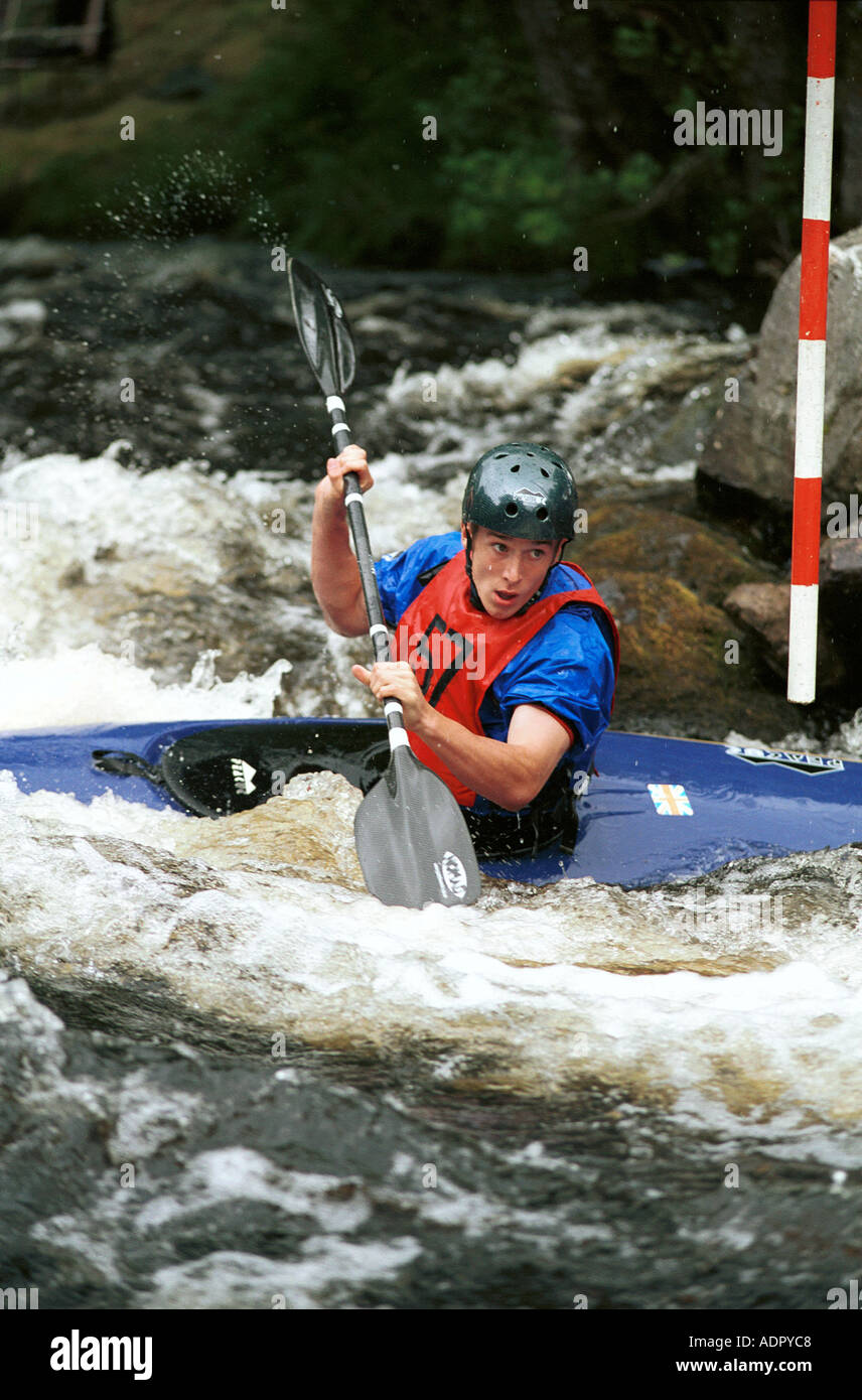 Canoe slalom bala wales hi-res stock photography and images - Alamy