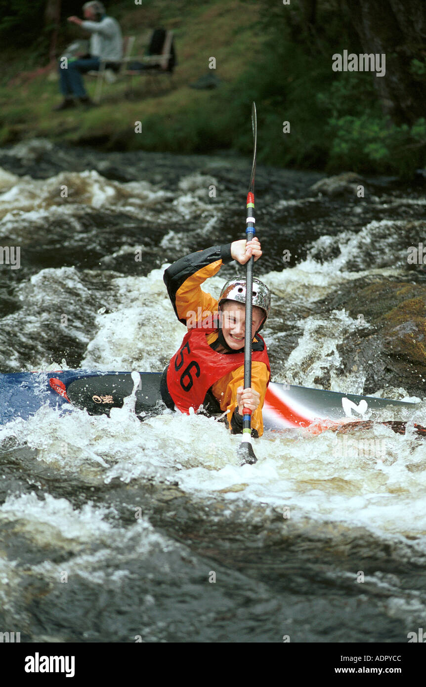 Canoe slalom bala wales hi-res stock photography and images - Alamy