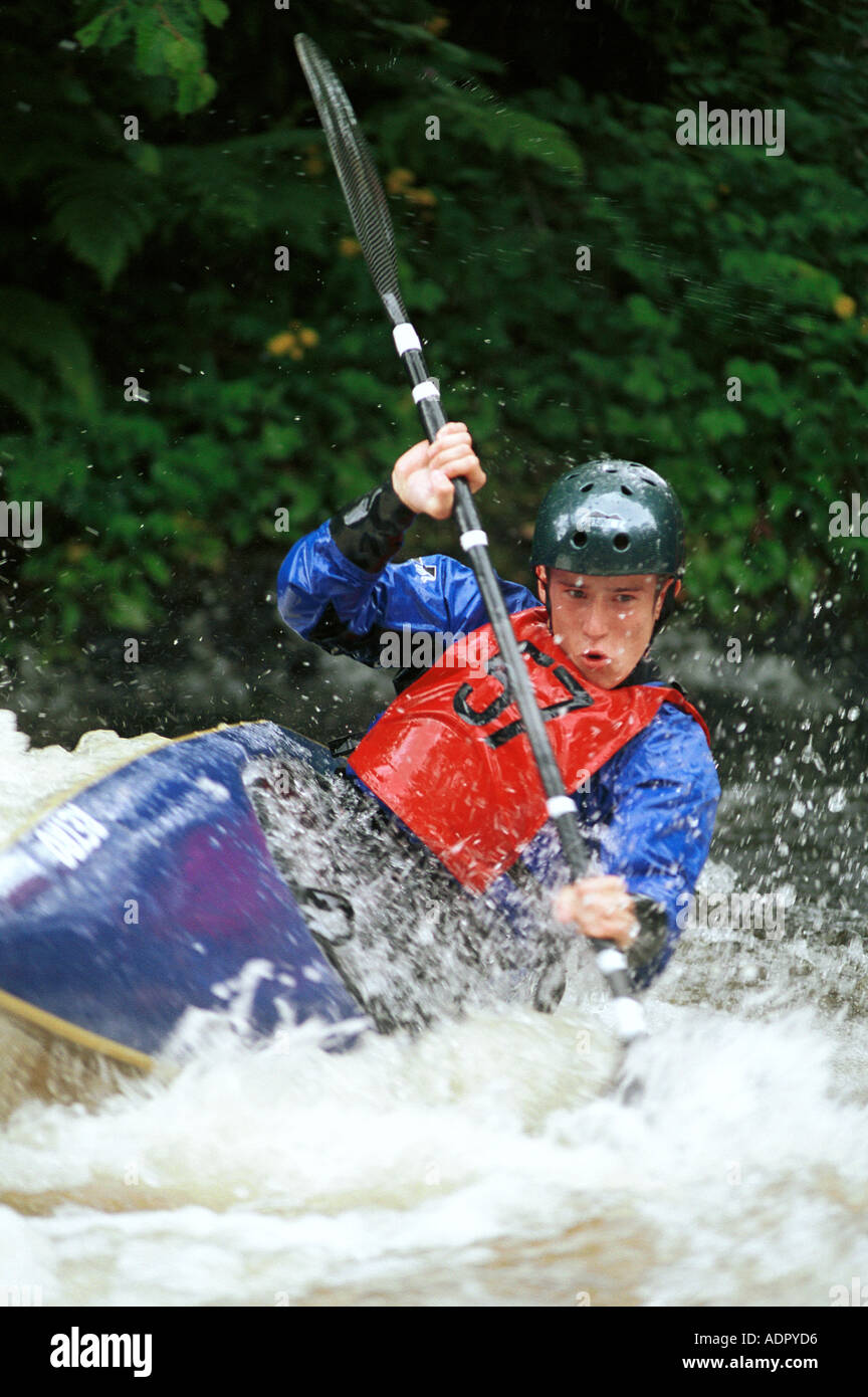 Canoe slalom bala wales hi-res stock photography and images - Alamy