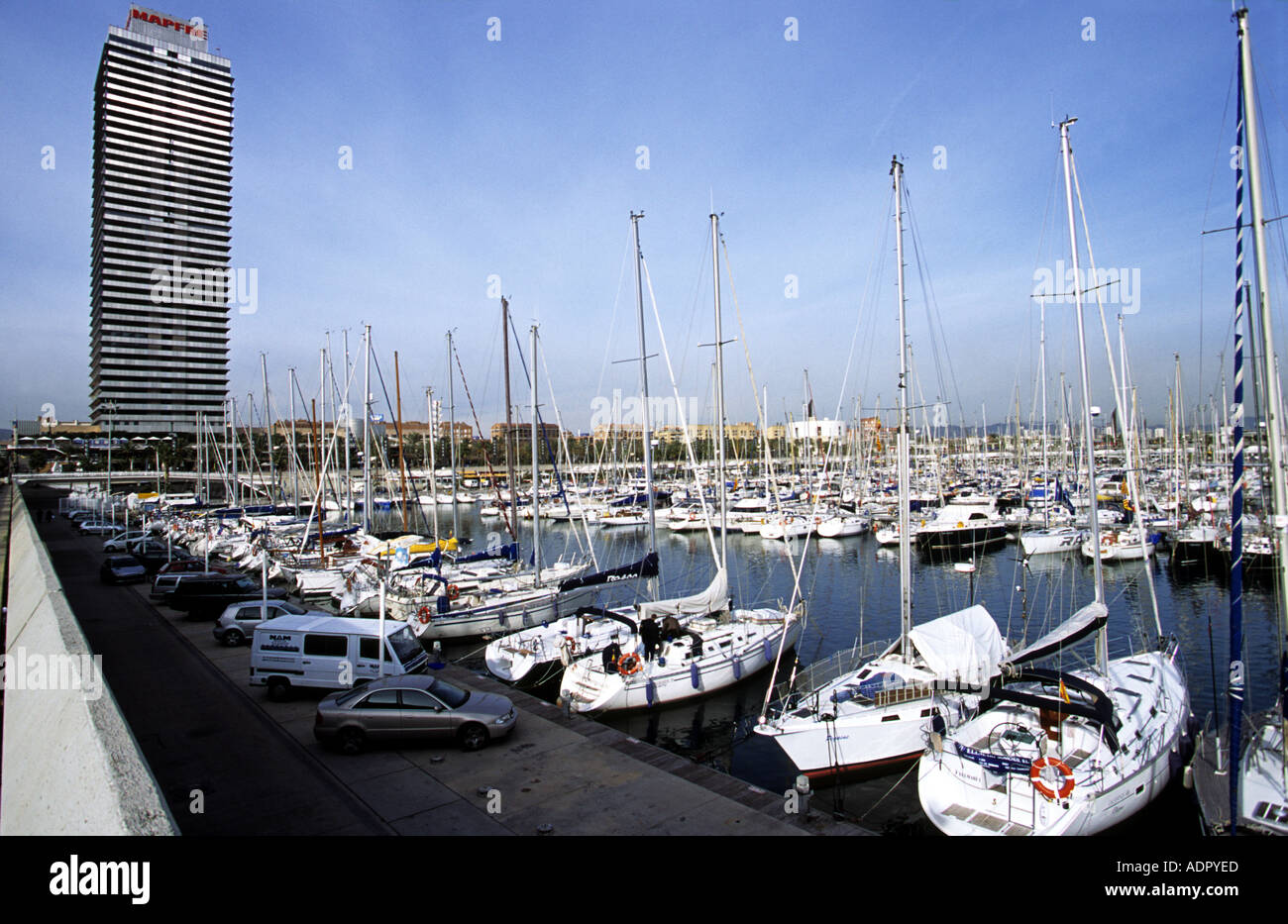 Olympic port area Barcelona Spain Stock Photo - Alamy