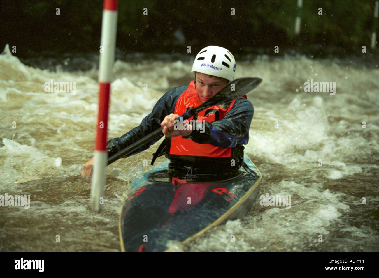 Canoe slalom bala wales hi-res stock photography and images - Alamy