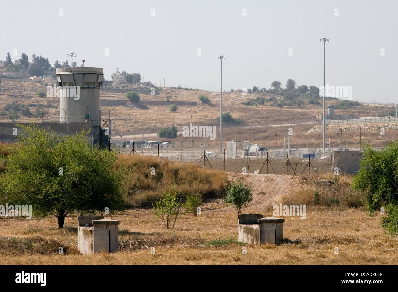 Stock Photo of West Bank Barrier Wall and Fortifications Stock Photo ...