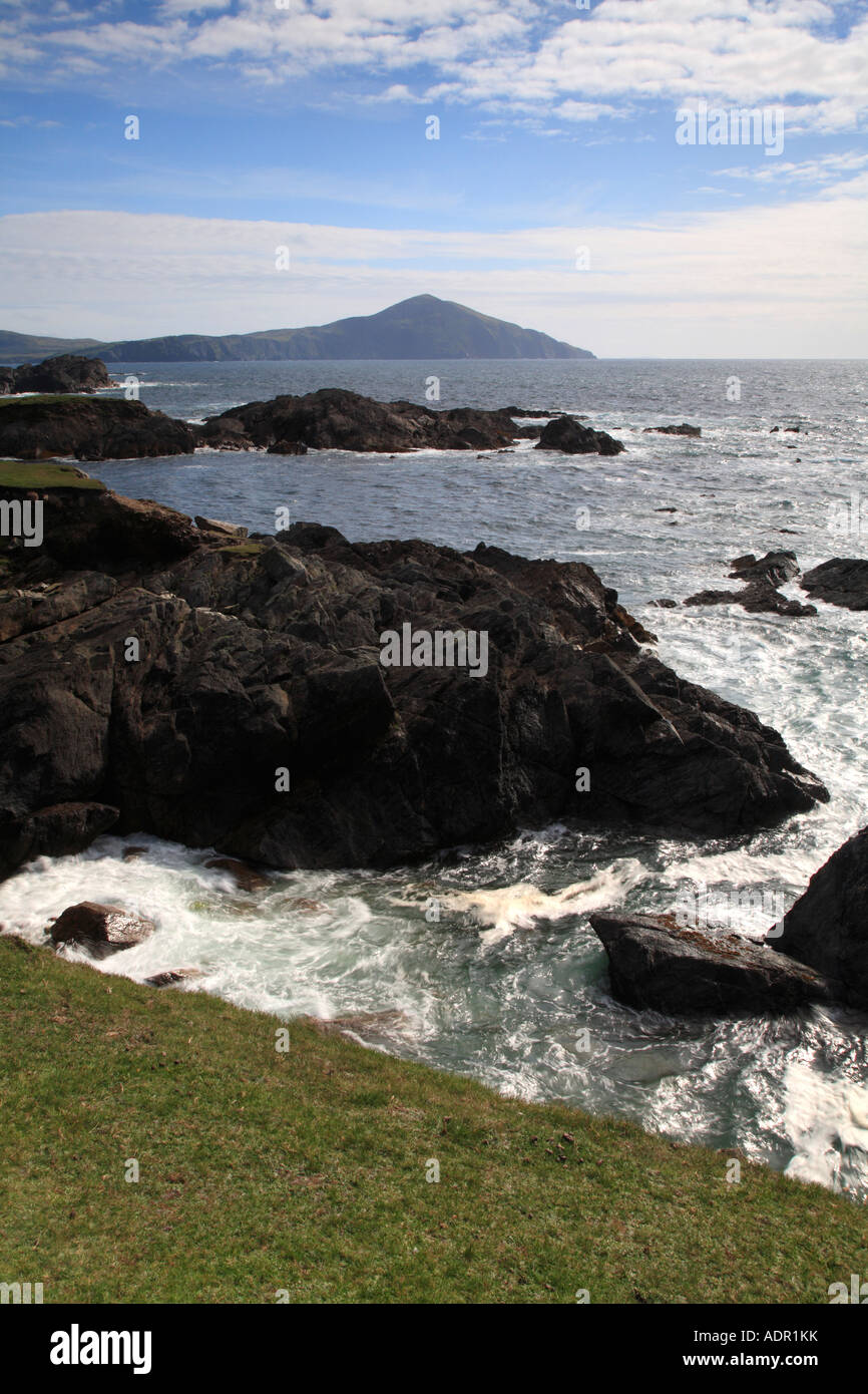 Knockmore, Clare Island, Clew Bay from the Atlantic Drive, Achill ...
