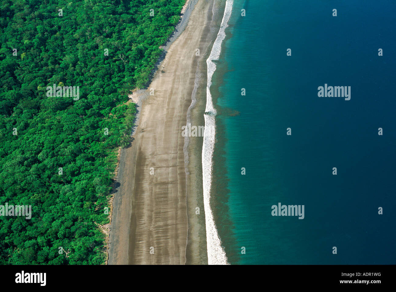 Pacific coast beach and tropical dry forest Santa Rosa National Park ...