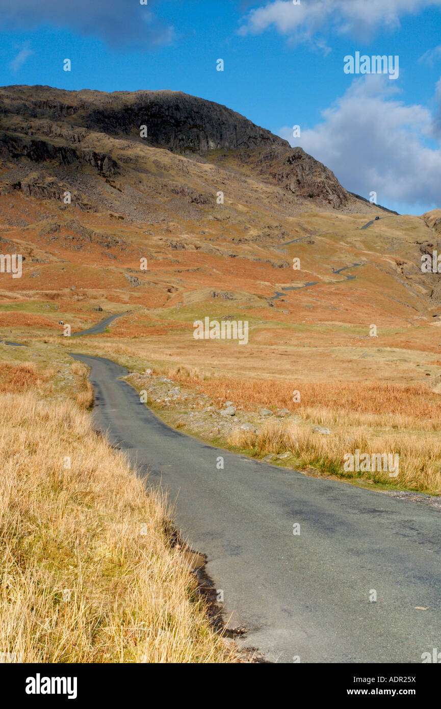 Hardknott Pass Lake District UK Stock Photo - Alamy