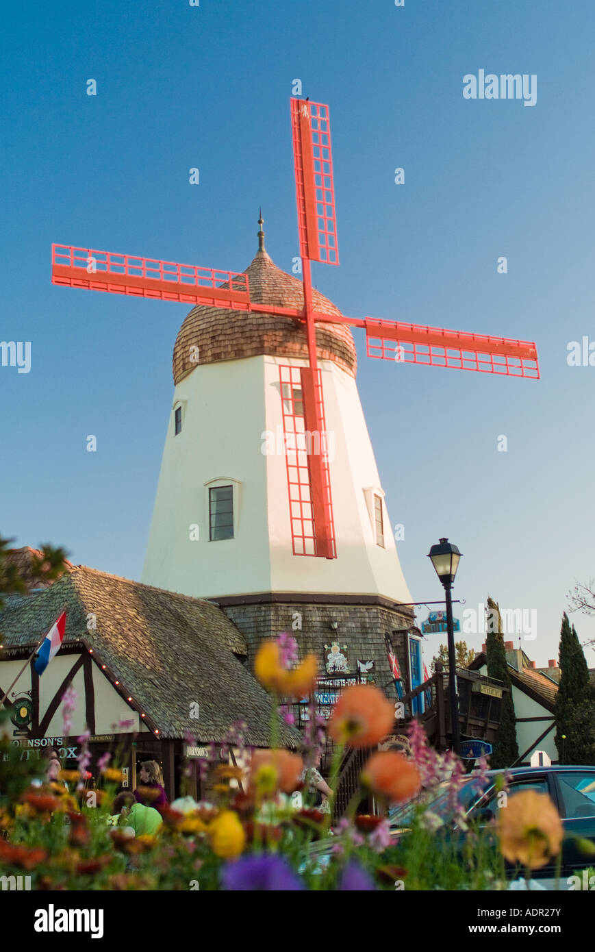 Dutch Windmill in Solvang, California, USA Stock Photo - Alamy