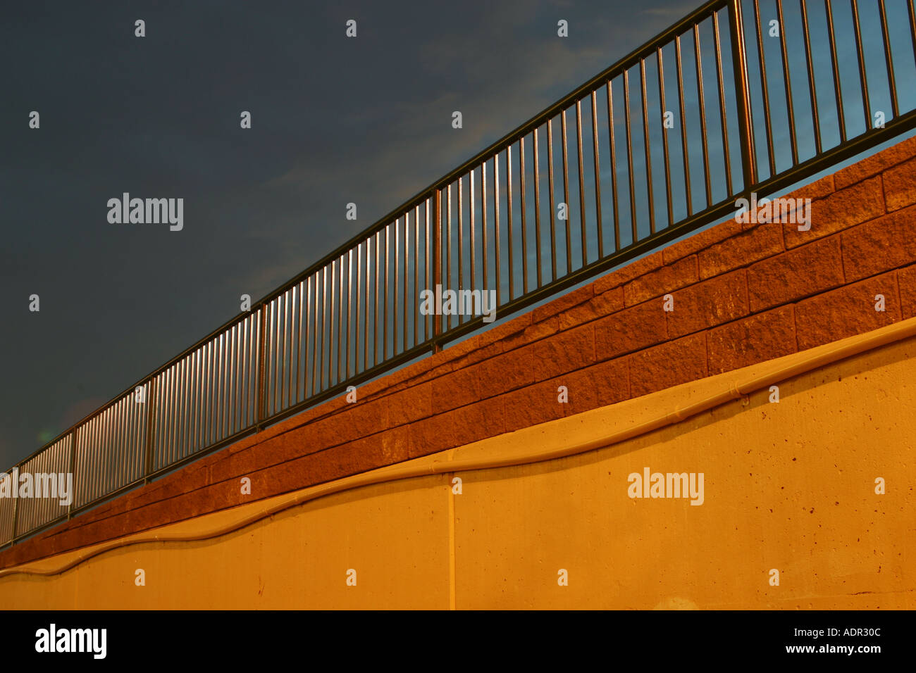 Handrail Abstract 1 Interesting contrasts in textures and lines Stock ...