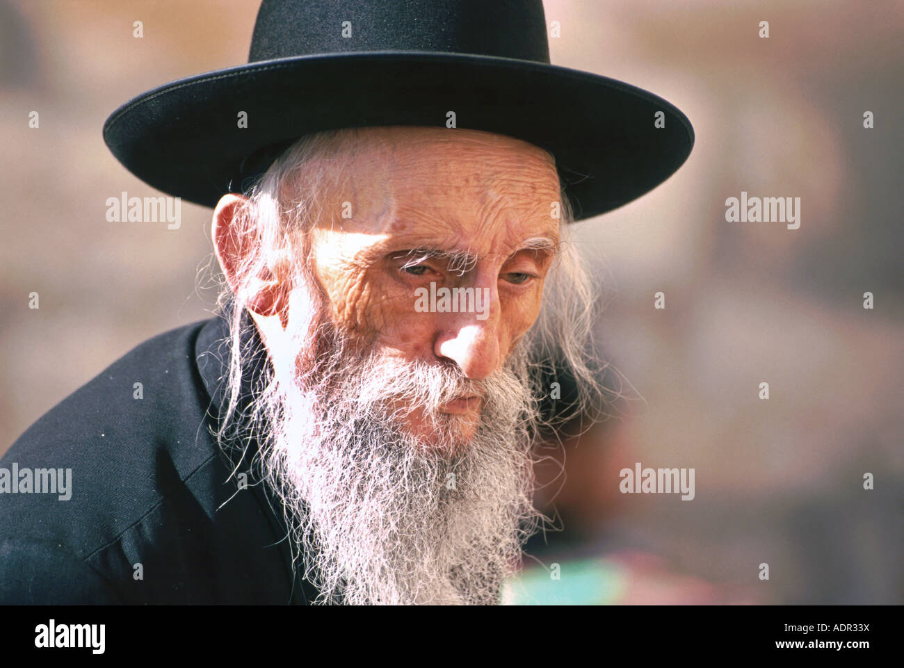 Orthodox Jew at the Wailing Wall Jerusalem, Israel, Jerusalem Stock ...