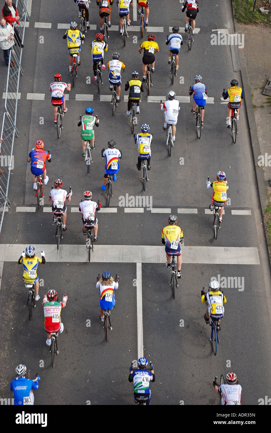 cycle race around Cologne, Germany, North Rhine-Westphalia, Koeln Stock ...