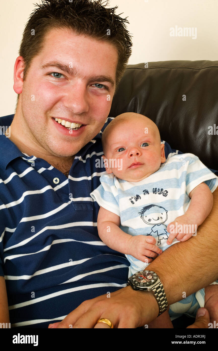 proud father with new baby Stock Photo - Alamy