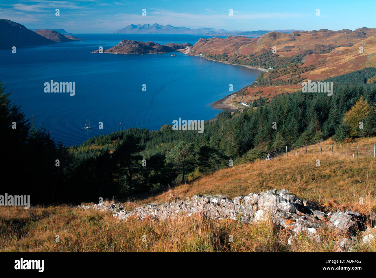 Knoydart Scotland with distant view of Skye Stock Photo - Alamy