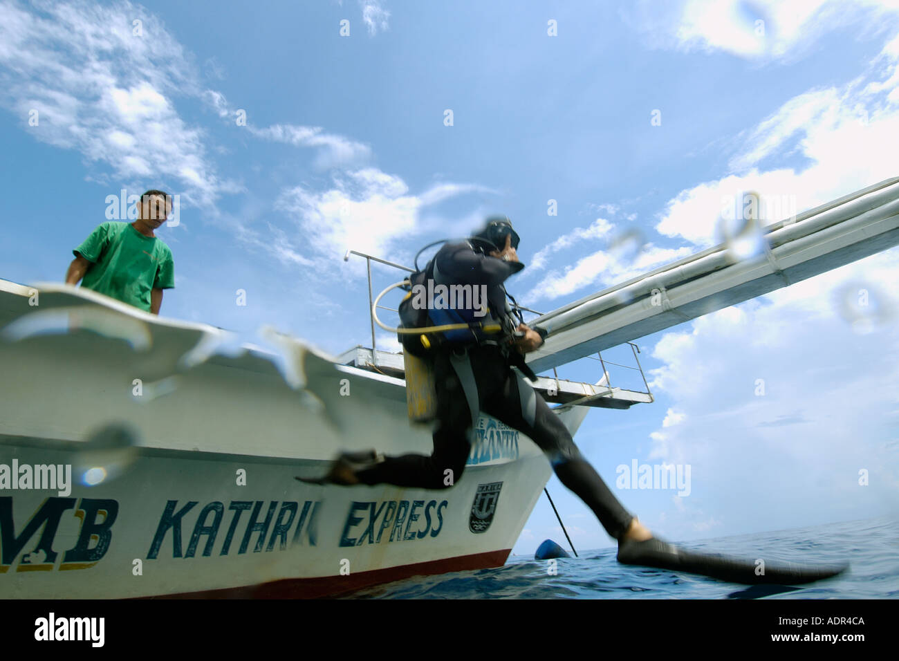 Giant stride entry hi-res stock photography and images - Alamy