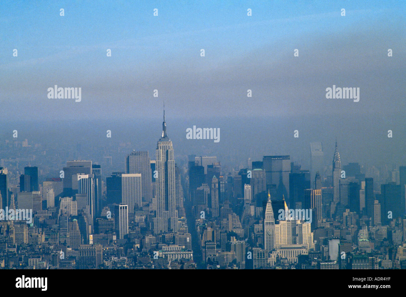 New York Usa Pollution Over City Smog Stock Photo - Alamy