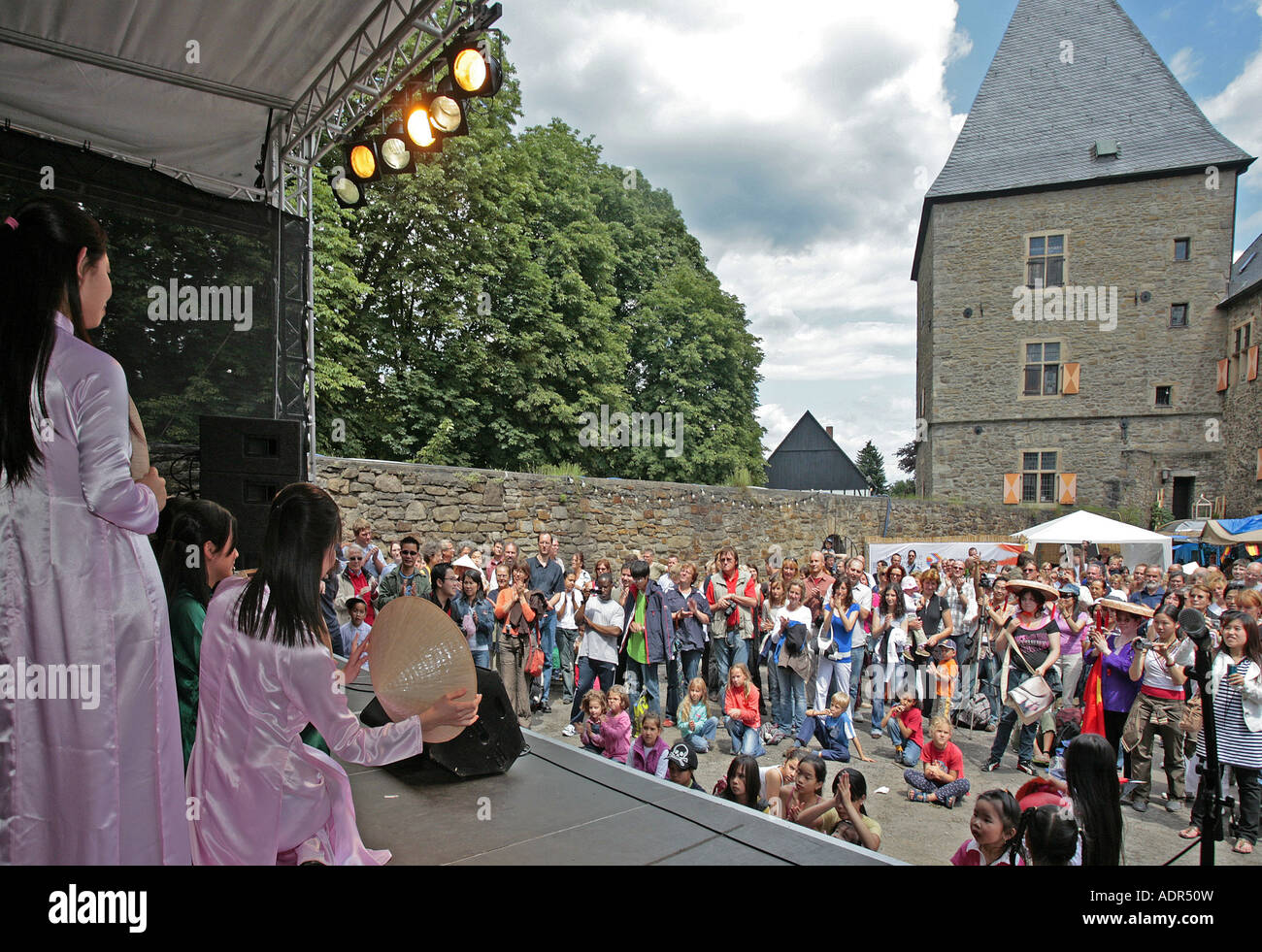 Festival Kemnade International in the moated castle Kemnade, Germany ...