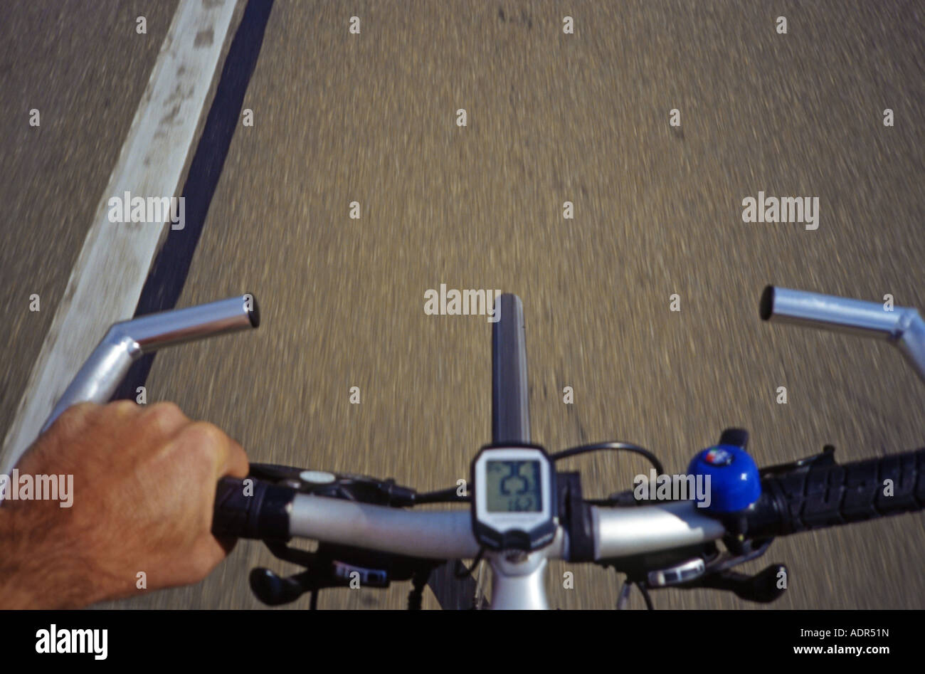 Drivers view of cyclist hi-res stock photography and images - Alamy