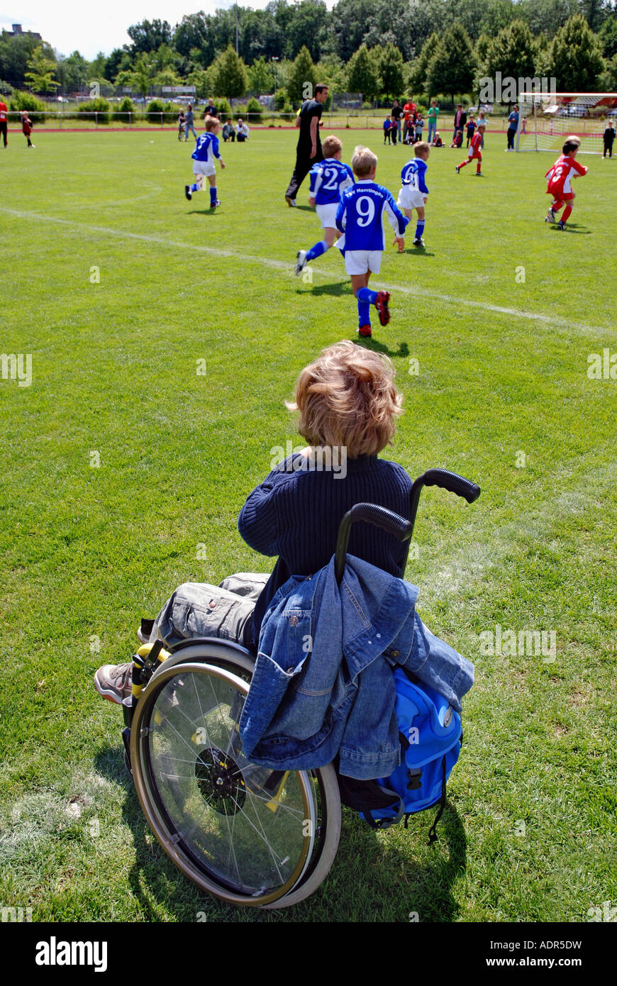Handicapped Children Playing Sports