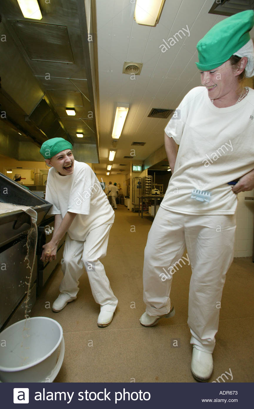 Inmate Working In Prison Kitchen High Resolution Stock Photography and ...