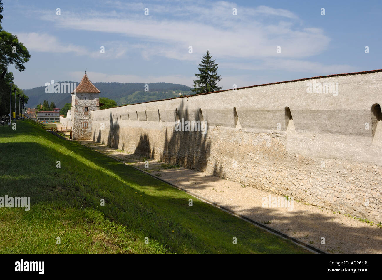 Bastion and city walls, Brasov, Transylvania, Romania Stock Photo - Alamy