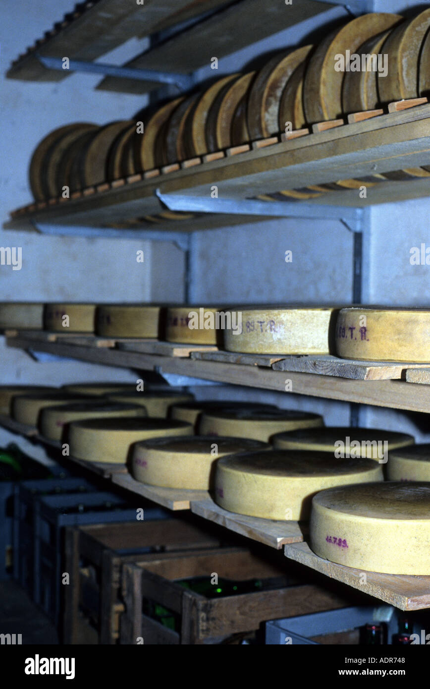 Raclette Cheeses Switzerland Stock Photo - Alamy