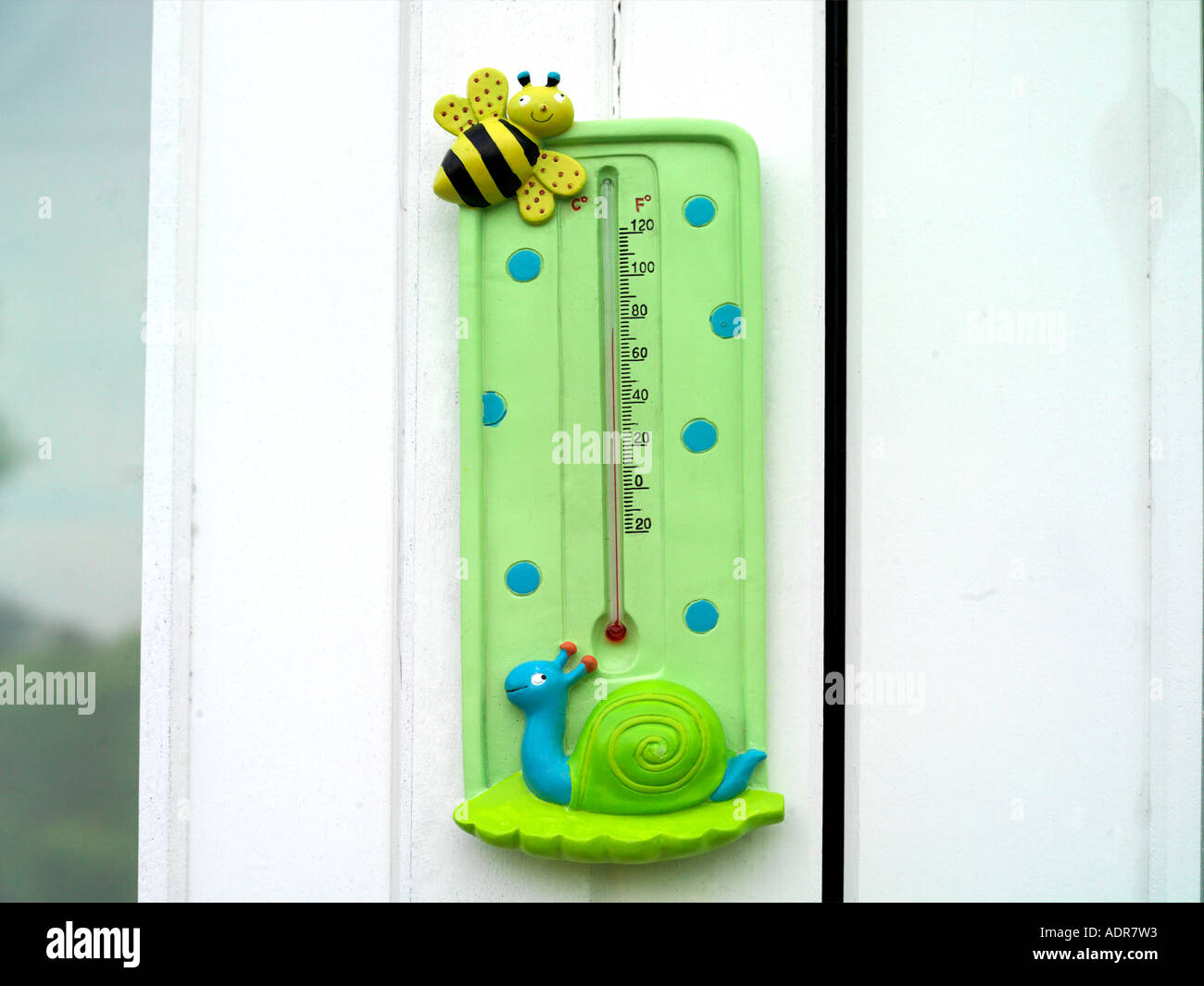 Thermometer Measuring over 70 Degrees Fahrenheit Stock Photo - Alamy