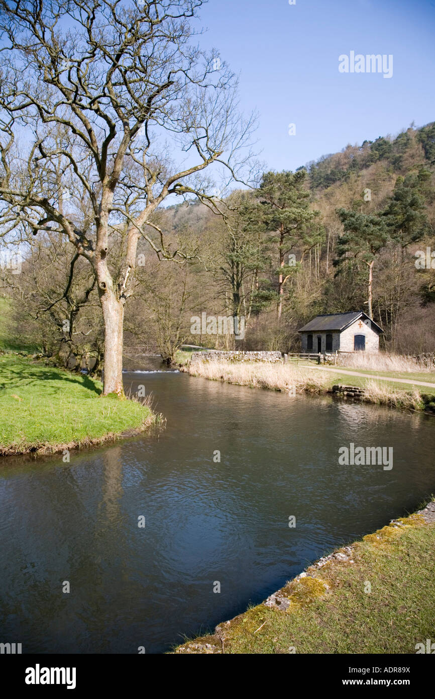Wolfscote Dale River Dove Peak District National Park Derbyshire Stock ...