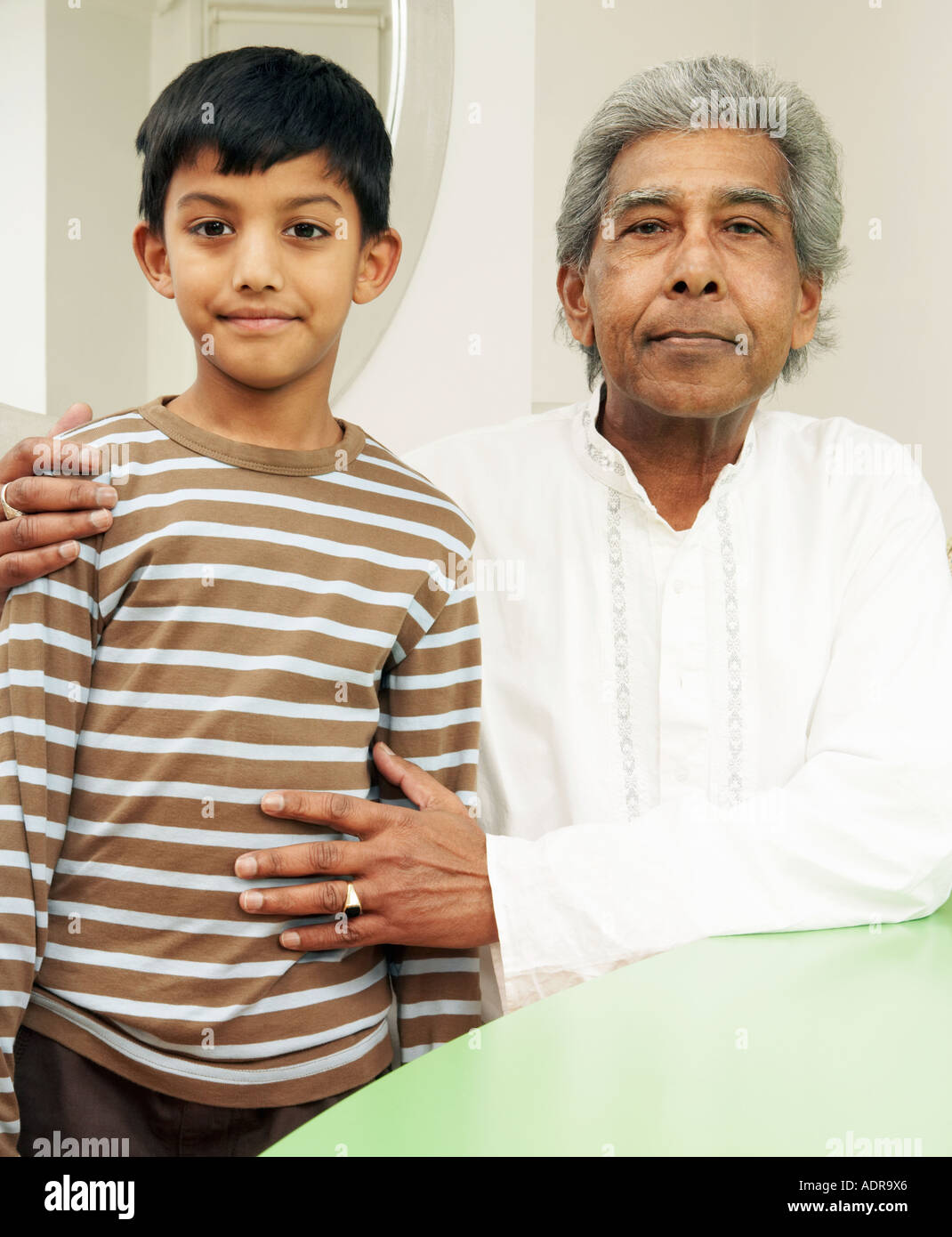 Indian Old Man Grandson Looking High Resolution Stock Photography and ...