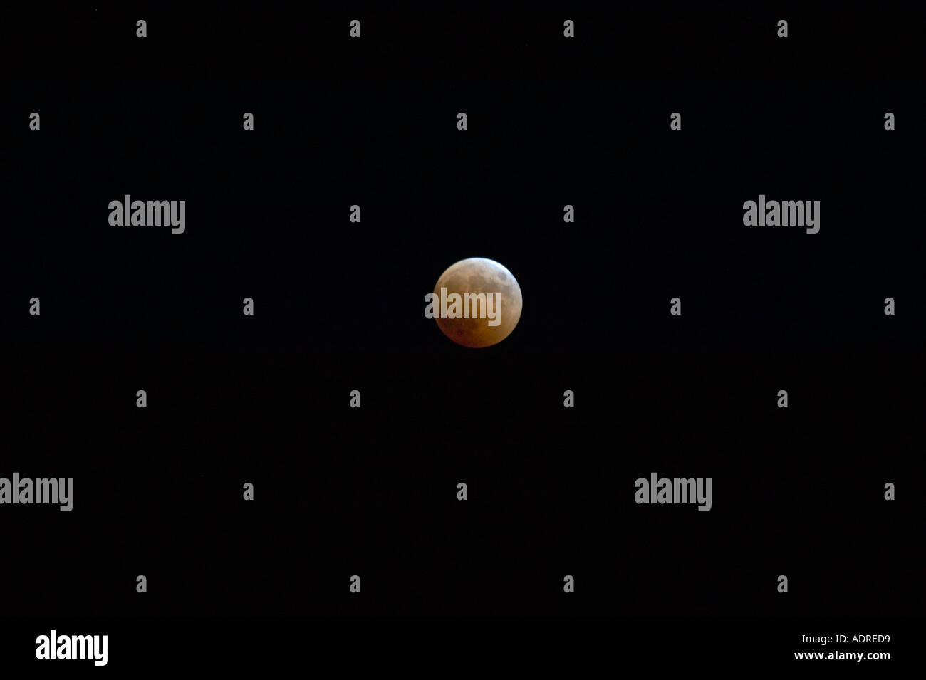 Lunar eclipse September 27 2004 viewed from Seattle Washington USA at ...